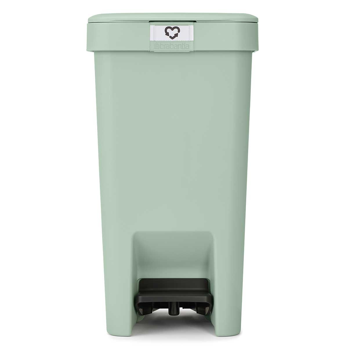 פח הפרדה StepUp פדל 10 ליטר פלסטיק, ירוק ג׳ייד Brabantia + משלוח חינם + הנחה 10% לנרשמים לניוזלטר