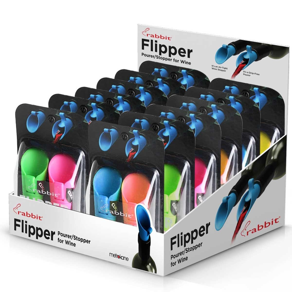 סט 2 פקקי מזיגה ליין Flipper פלסטיק Rabbit + הנחה 10% לנרשמים לניוזלטר