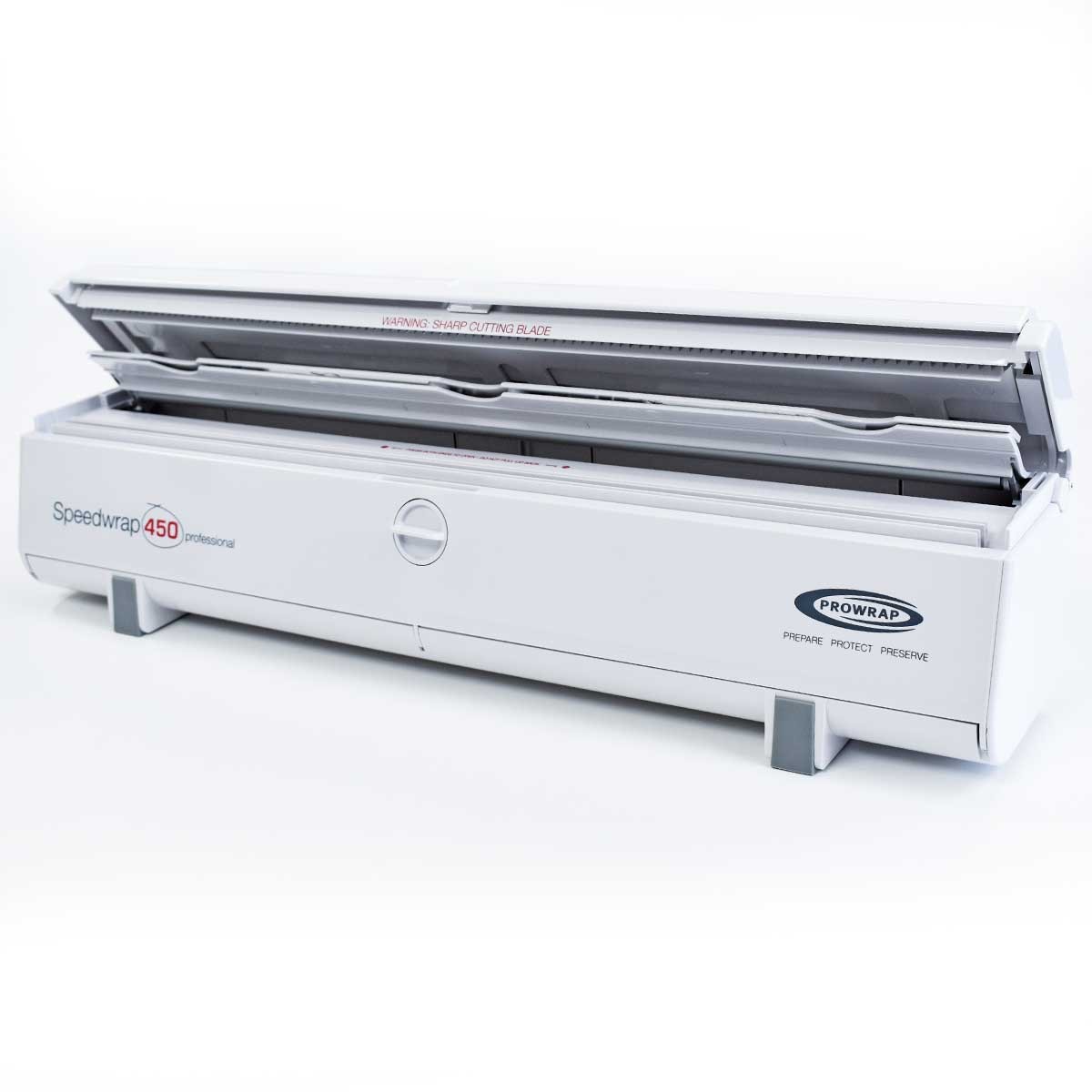 דיספנסר עטיפה מקצועי Speedwrap 450 - לחיתוך גלילי נייר כסף או ניילון ...